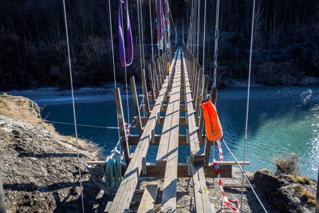 Construction of the Shotover Gorge Trail in Queenstown | Otago Trail Hub
