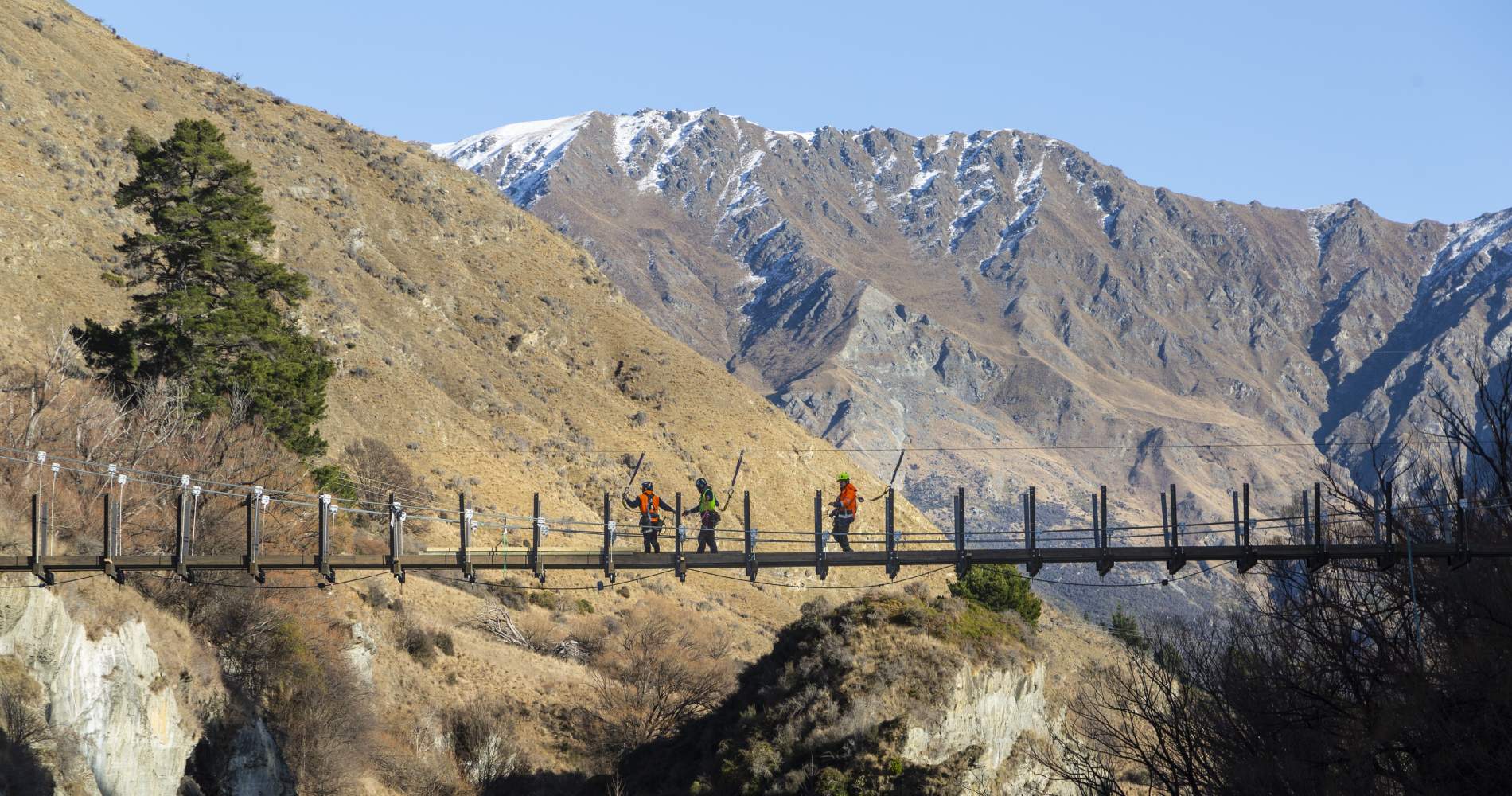 Construction of the Shotover Gorge Trail in Queenstown | Otago Trail Hub